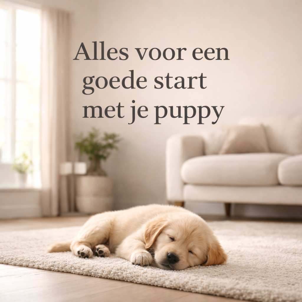 De complete puppy uitzet, alles wat je nodig hebt voor een goede start ...